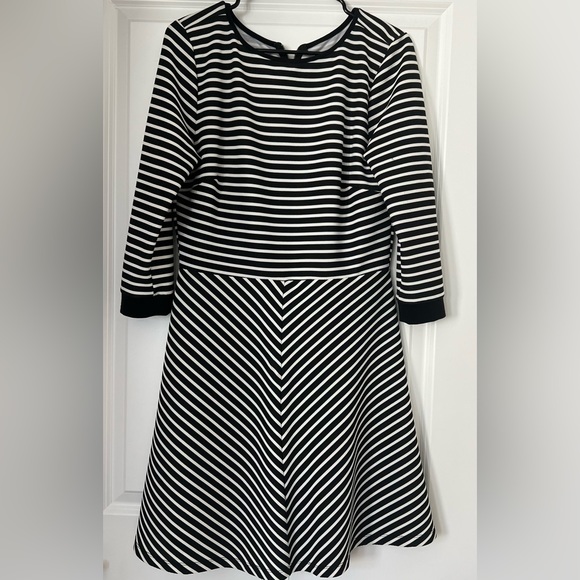 Blue Rain | Dresses | Blue Rain Black And White Striped Dress | Poshmark
